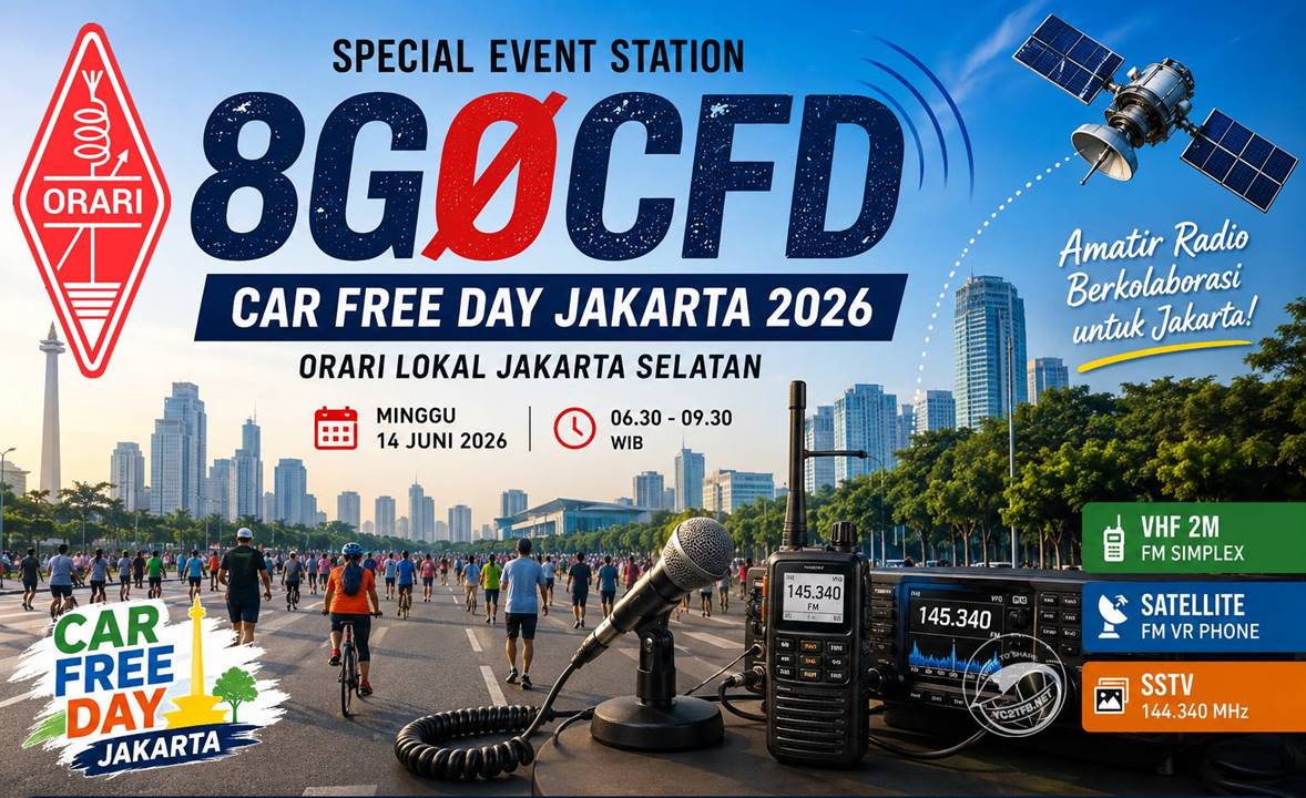 SES 8G0CFD Semarakkan Car Free Day Jakarta 2026 | YC2TFB